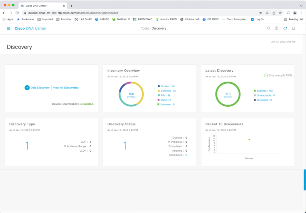 DNAC Tour Part 4: Getting Started Tasks (Overview): Discovery, PNP ...