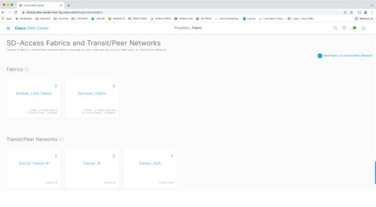 DNAC Tour, Part 7: Exploring SDA Provisioning Part 2: Fabric Deployment ...